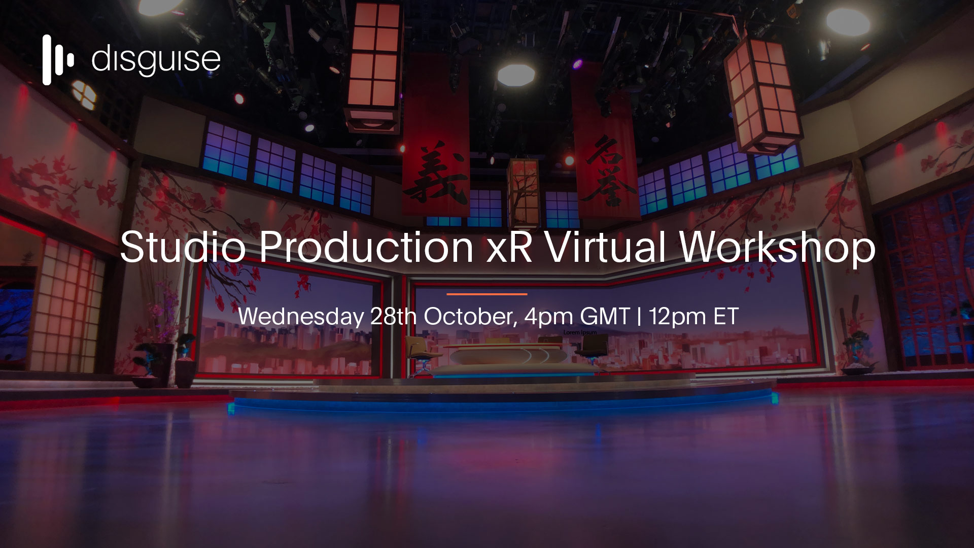 xR workshop for Studio Production | disguise