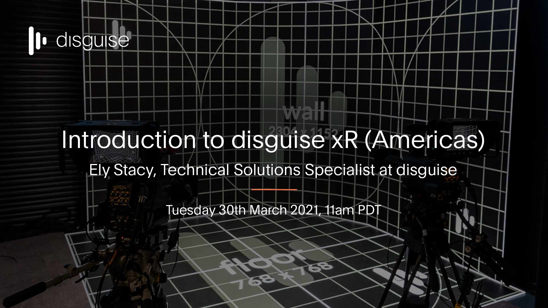 Virtual event Introduction to disguise extended reality | disguise